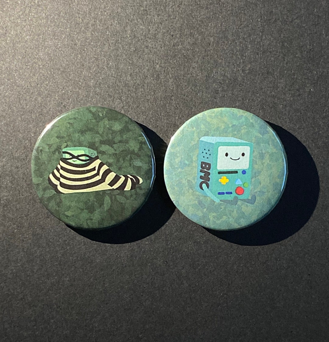 BMO Adventure Time Badges 37mm - Etsy UK