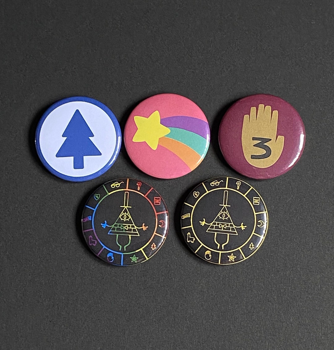 Gravity Falls Badges 37mm - Etsy