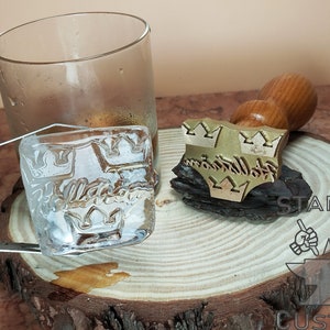 Custom Ice Stamp Personalized Ice Cube Stamp Personalized Ice Stamp ...