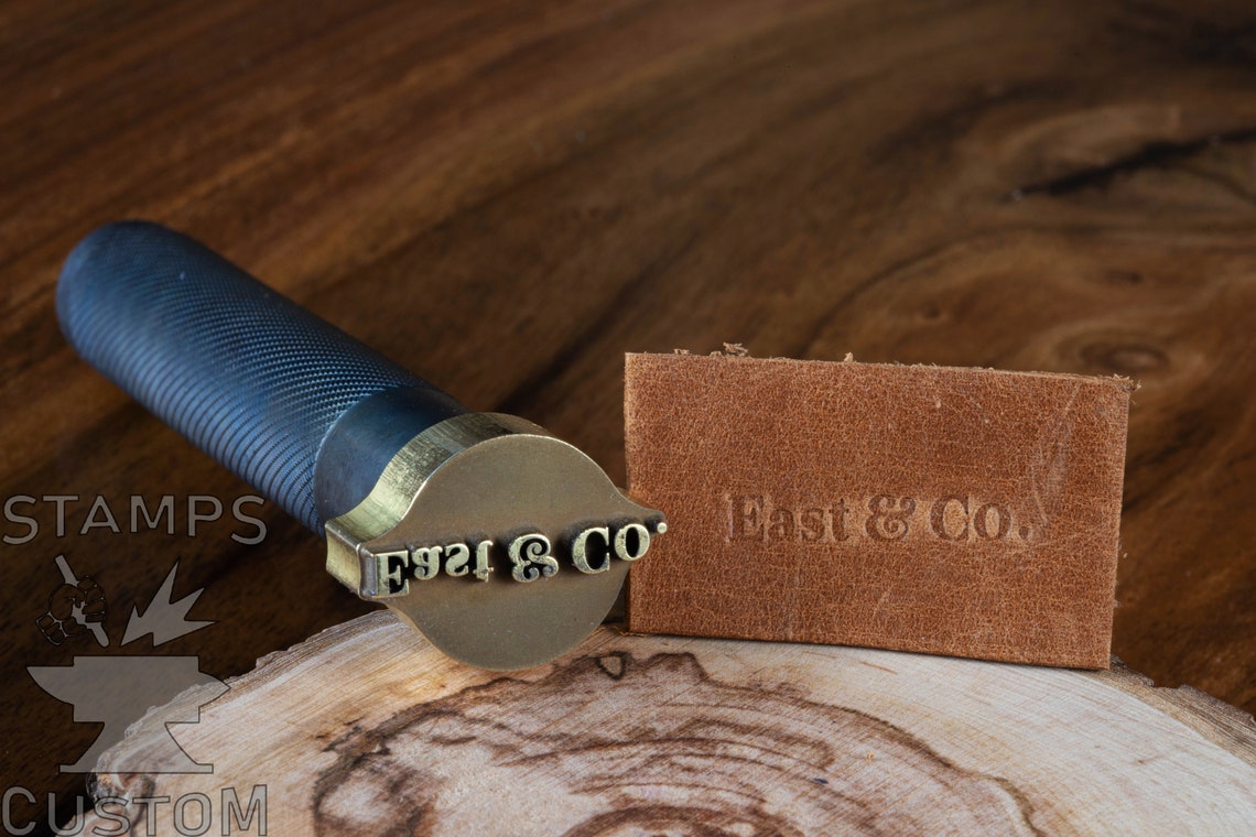Custom Leather Stamp Leather Custom Brass Emboss Stamp Leather - Etsy