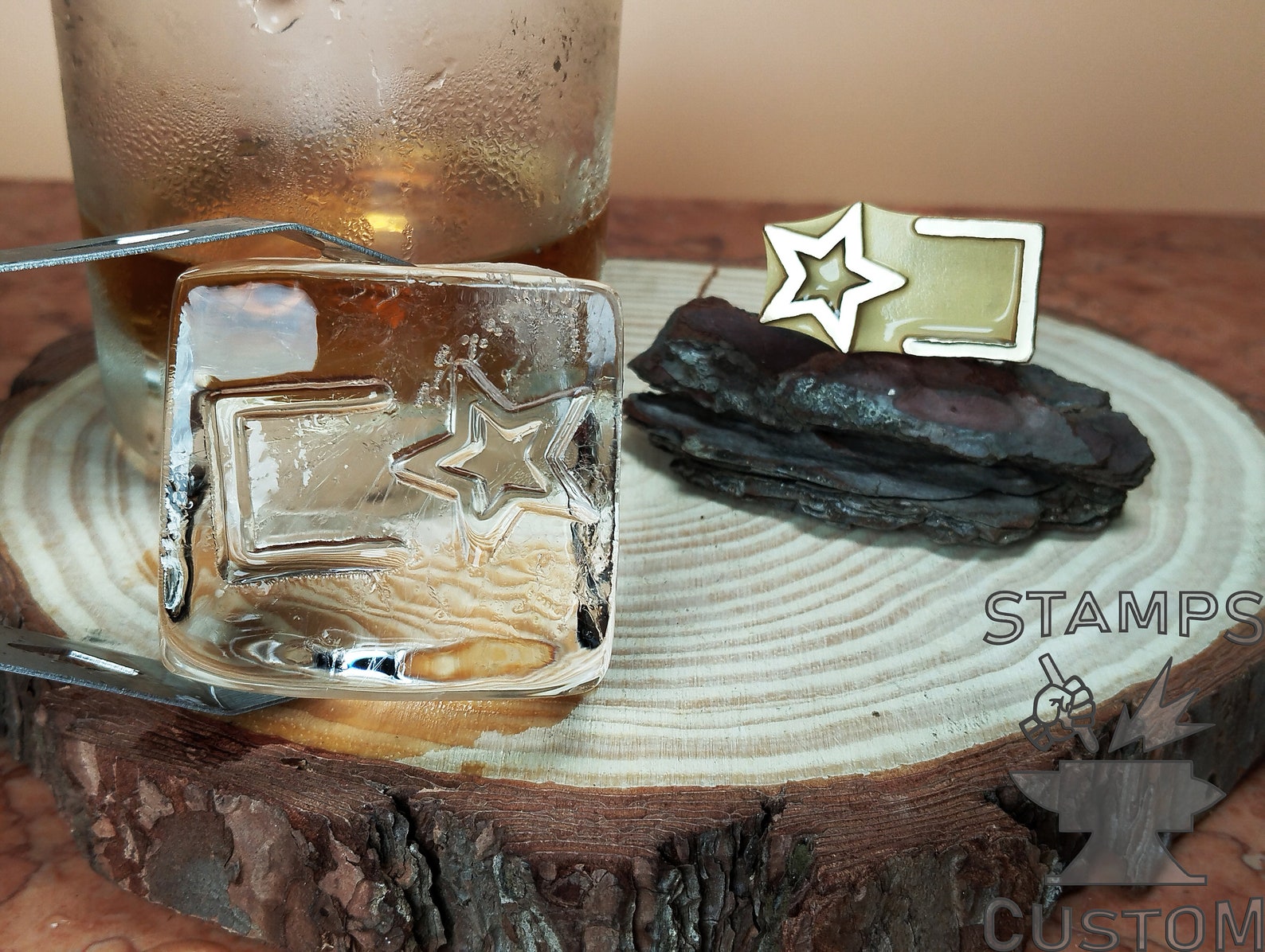 Custom Ice Stamp Personalized Ice Cube Stamp Personalized Ice Stamp ...
