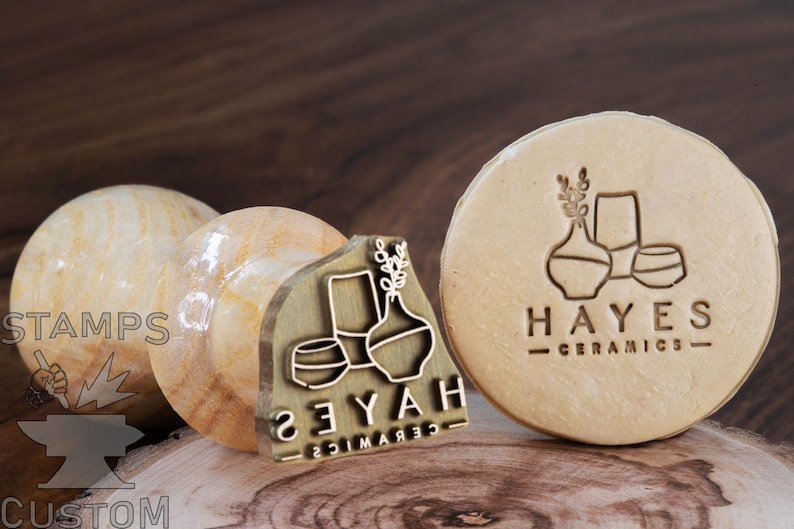 Custom Ceramic Stamps Pottery Signature Stamps Ceramic Stamp - Etsy