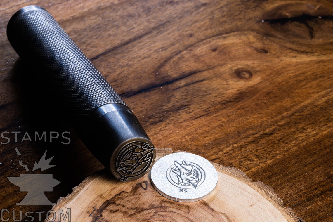 Custom Blacksmith Touchmark Stamp Custom Steel Hand Stamp - Etsy