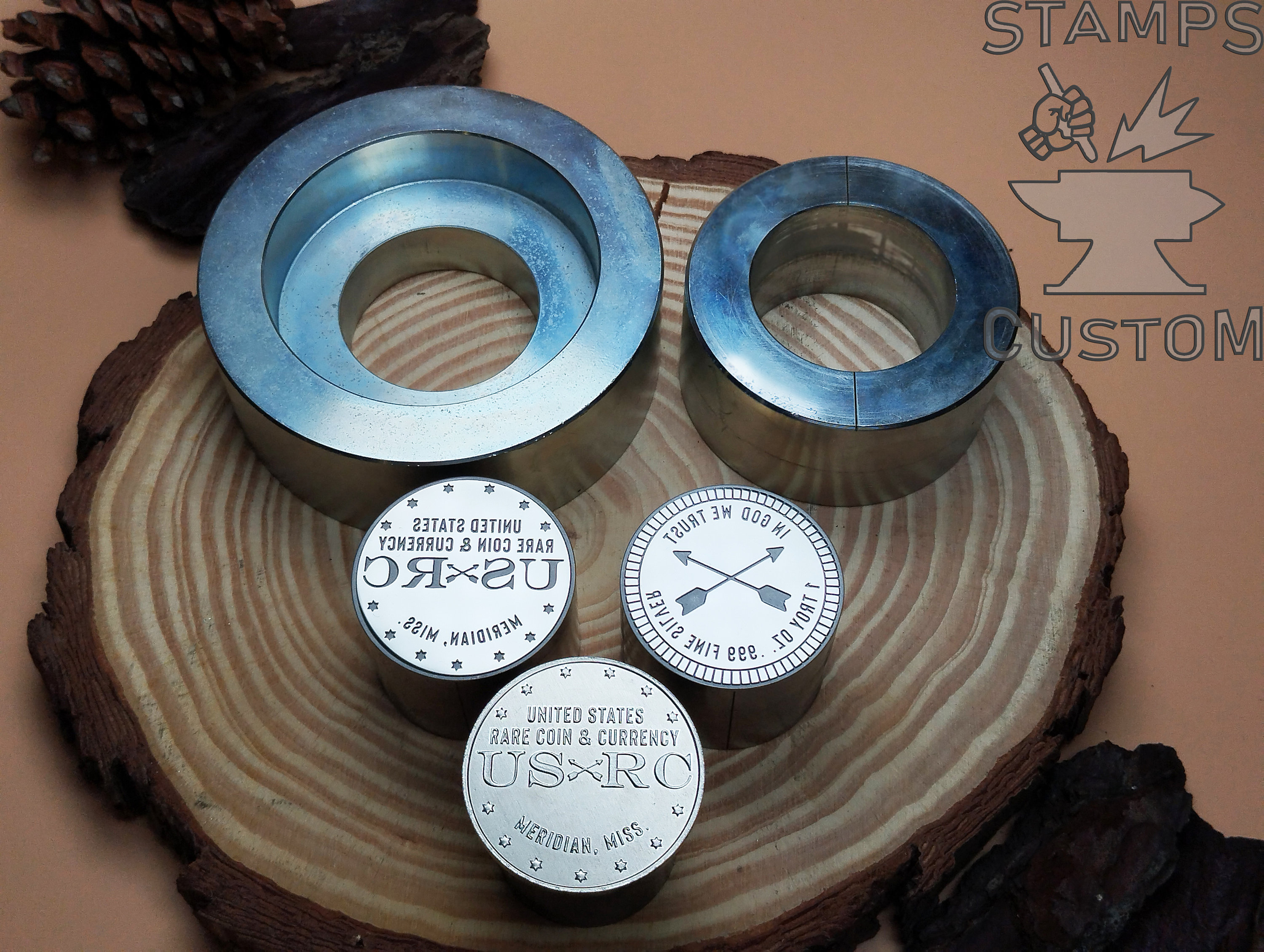 Custom Coin Die Set for Hydraulic Press, Personalized Medals & Coins - Etsy