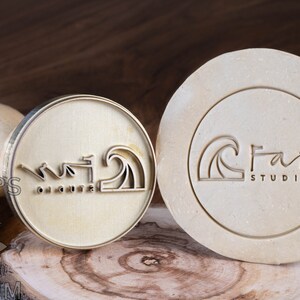 Custom Brass Pottery Stamp, Personalized Clay Signature Stamp - Etsy