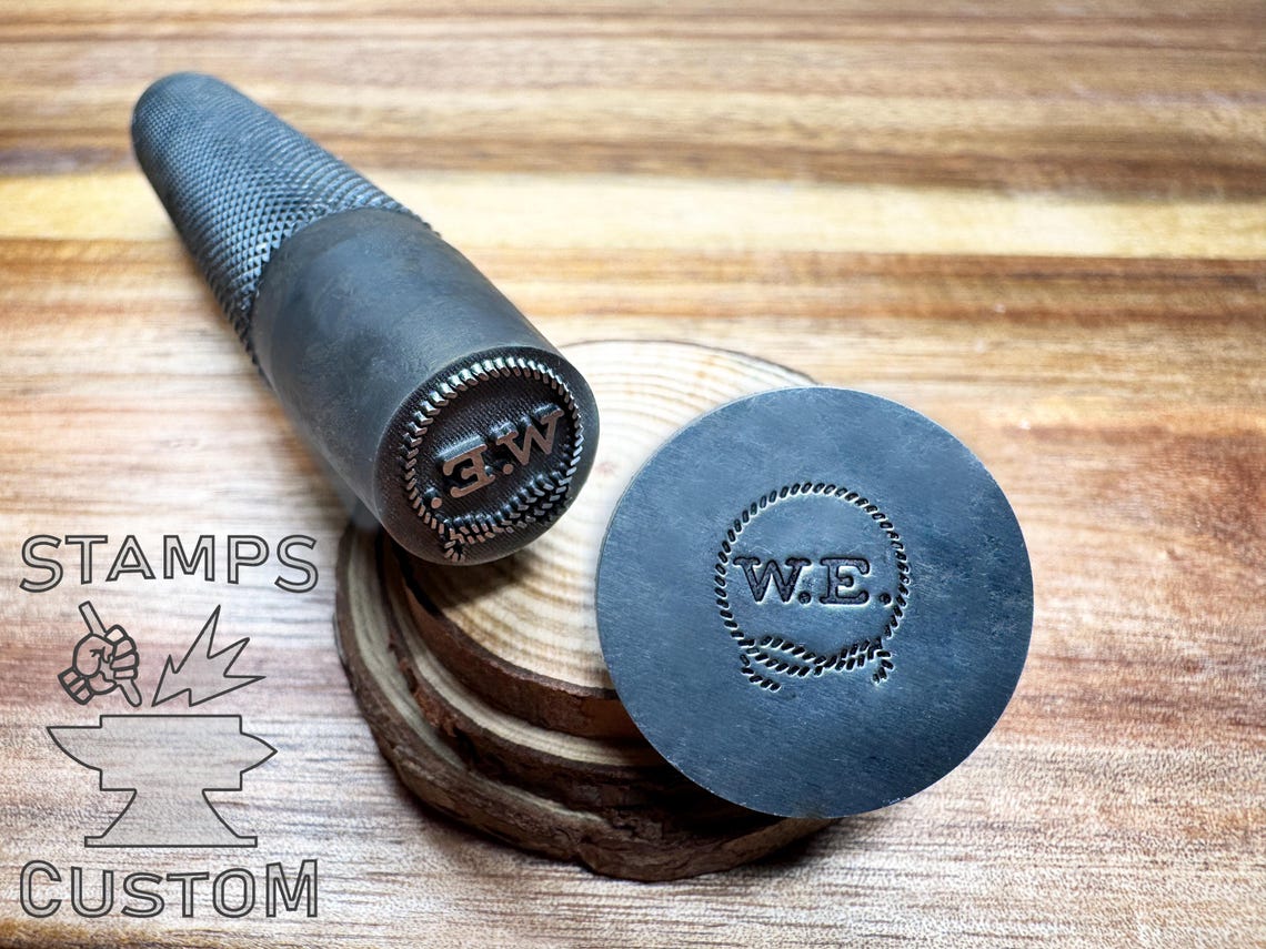 Custom Knife Makers Mark Stamp Makers Mark Knife Stamp Blacksmith Stamp ...