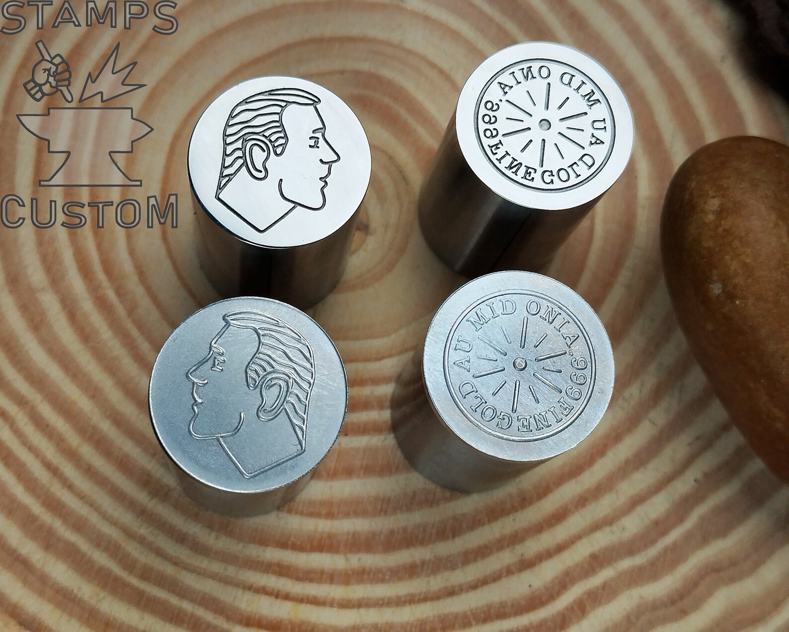 Custom Coin Die Set, Metal Stamp for Hydraulic Press, Personalized ...