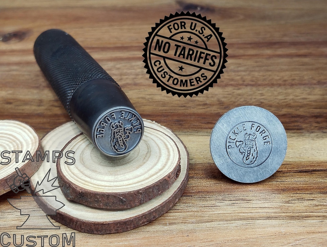 Custom Blacksmith Touchmark Stamp Custom Steel Hand Stamp Stainless ...