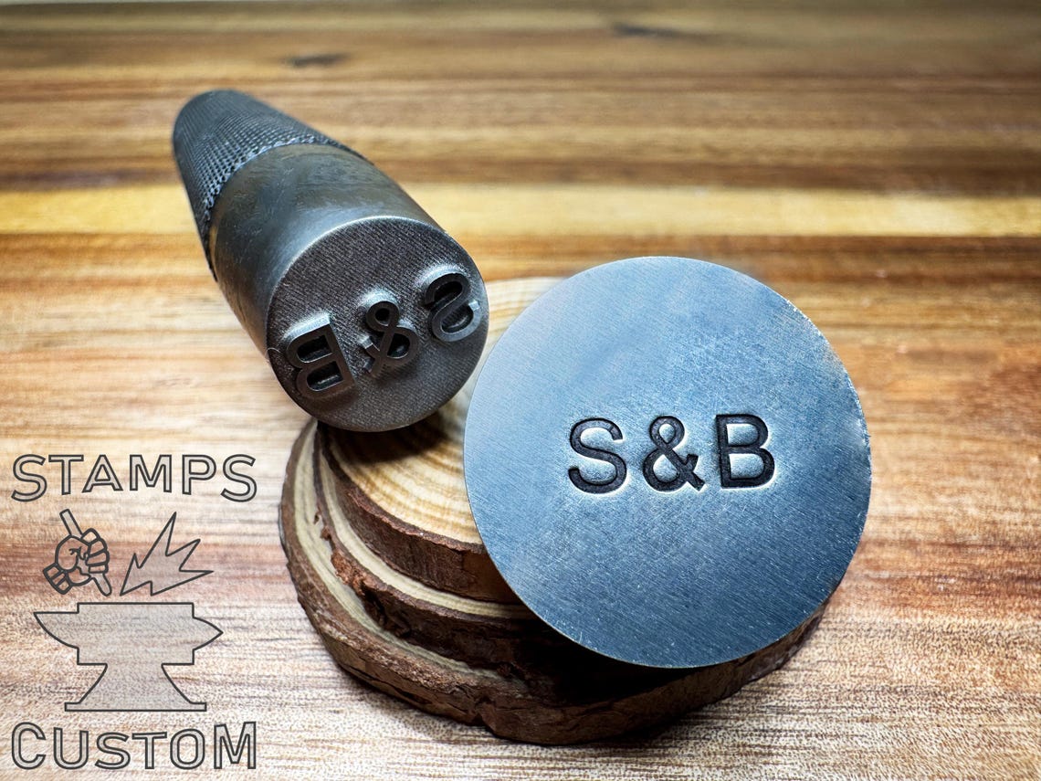 Custom Knife Makers Mark Stamp Makers Mark Knife Stamp Blacksmith Stamp ...
