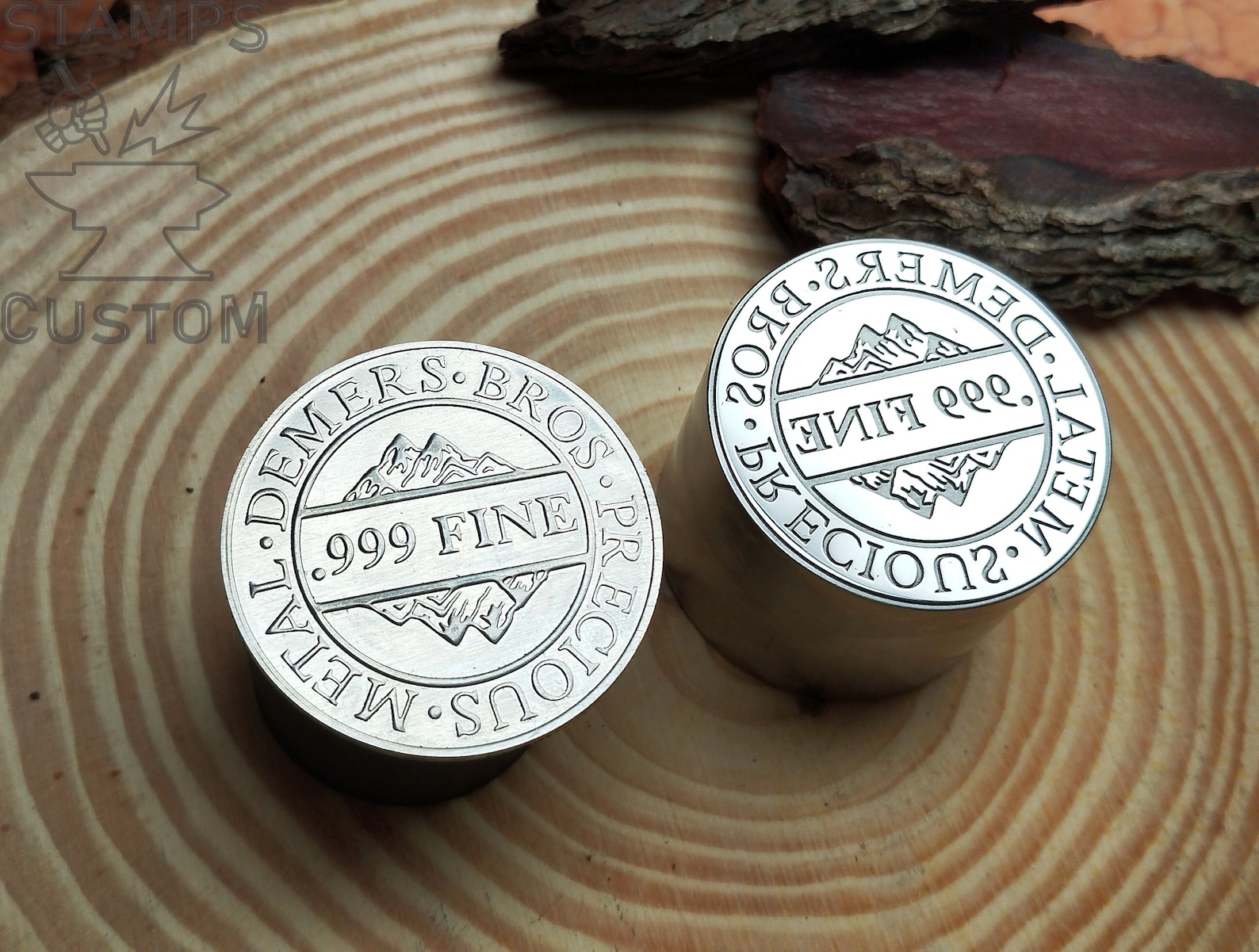 Custom Coin Die Set, Metal Stamp for Hydraulic Press, Personalized ...