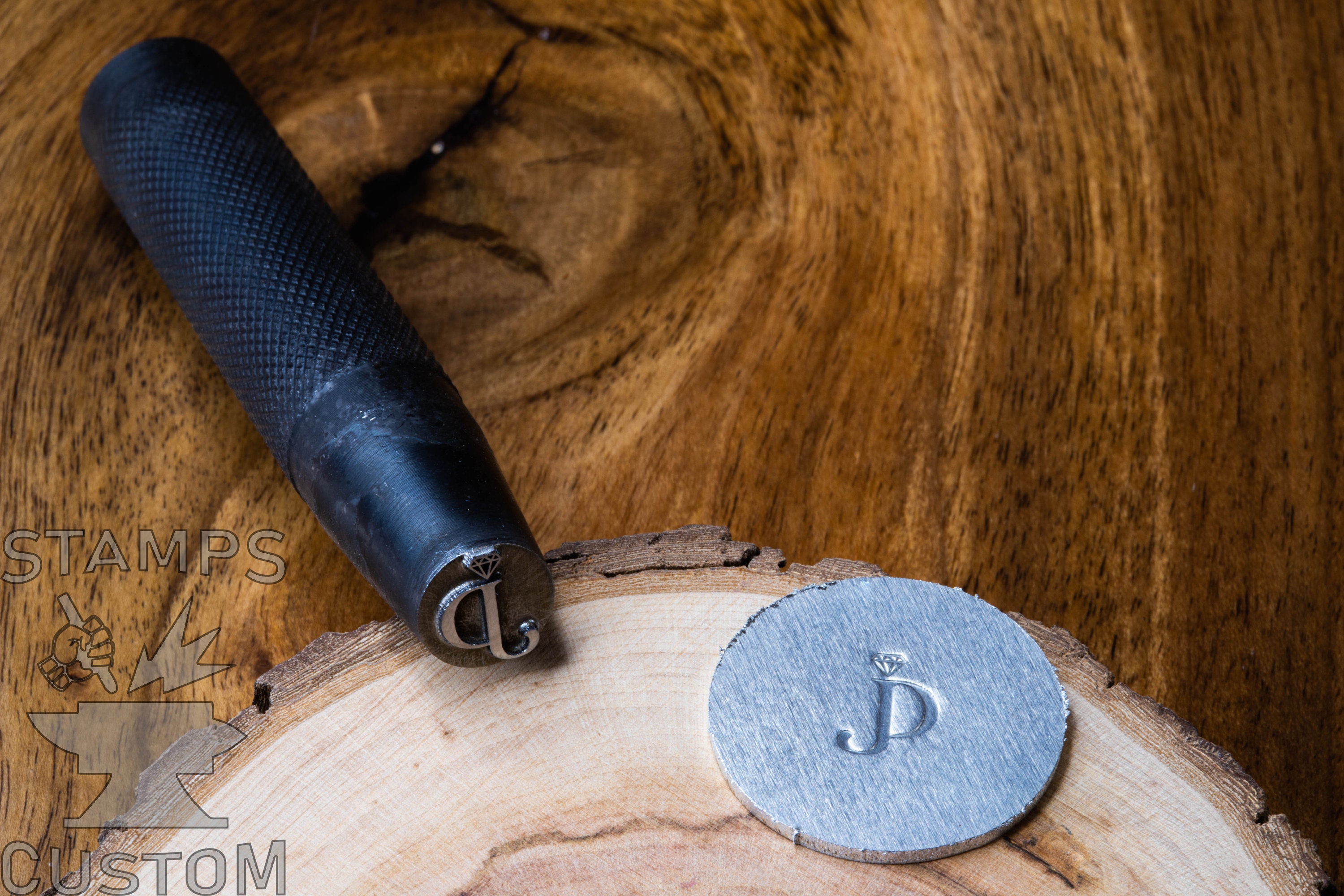 Custom Blacksmith Touchmark Stamp Custom Steel Hand Stamp - Etsy