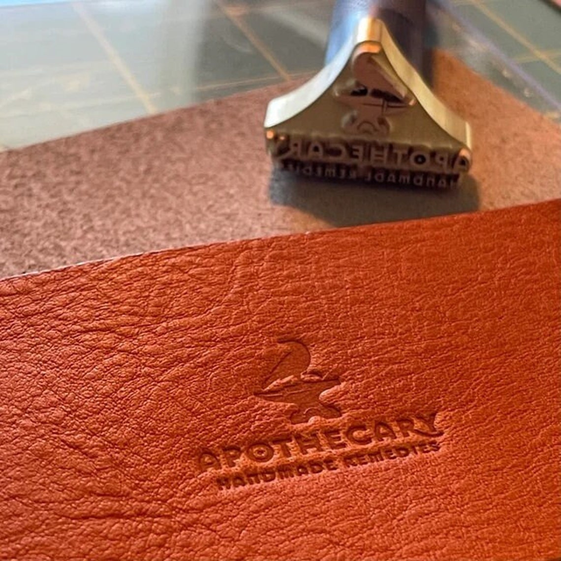 Custom Leather Stamp Leather Custom Brass Emboss Stamp Leather - Etsy