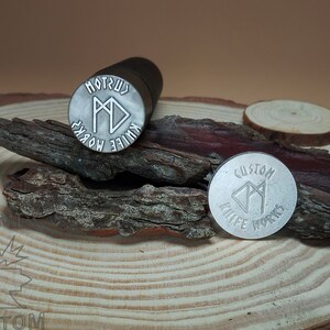 Custom Blacksmith Touchmark Stamp Custom Steel Hand Stamp Stainless ...