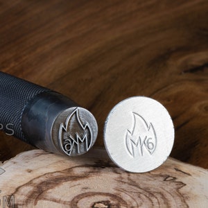 Custom Blacksmith Touchmark Stamp Custom Steel Hand Stamp Stainless ...