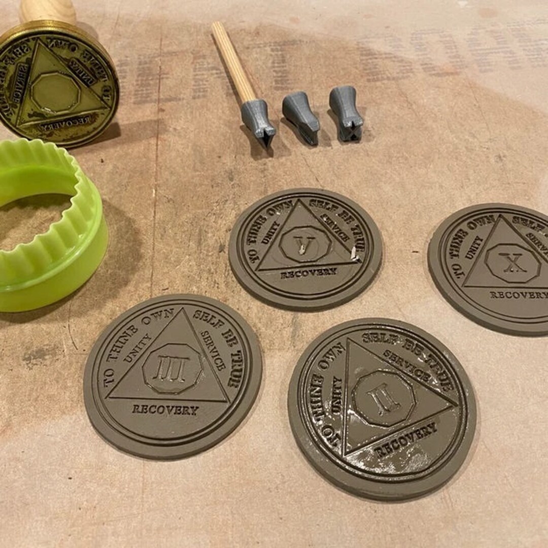 Custom Pottery Stamp Metal Clay Stamps Clay Stamping Tools - Etsy