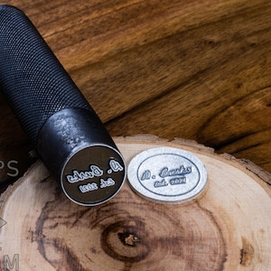 Custom Blacksmith Touchmark Stamp Custom Steel Hand Stamp Stainless ...
