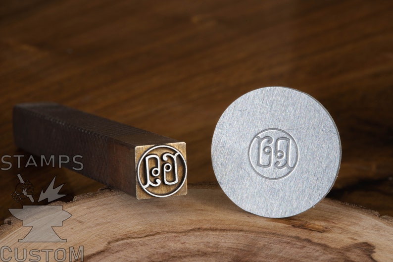 Custom Metal Hand Stamp for Jewelry, Logo Stamp - Etsy