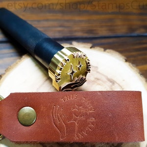 Custom Leather Stamp Leather Custom Brass Emboss Stamp Leather - Etsy