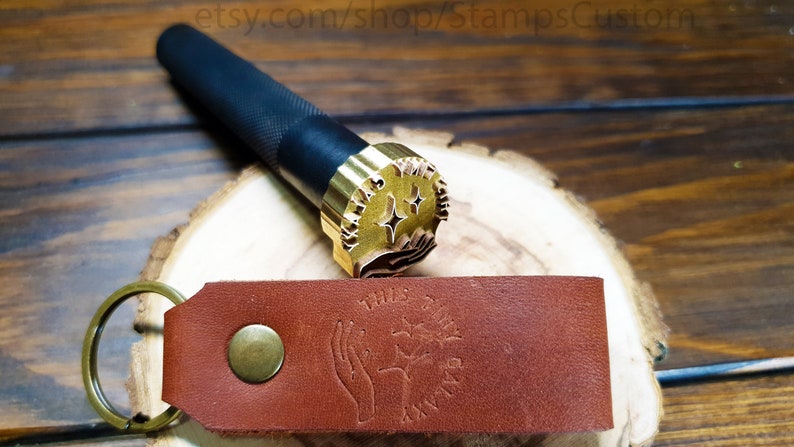 Custom Leather Stamp Leather Custom Brass Emboss Stamp Leather - Etsy