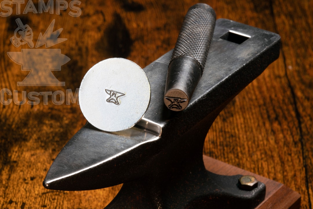 Custom Blacksmith Touchmark Stamp Custom Steel Hand Stamp Stainless ...