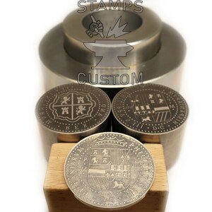 Custom Metal Dies for Custom Coin Minting, Coin Minting Rig for ...