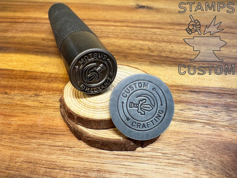 Custom Blacksmith Logo Stamp, Metal Stamping Tool - Etsy