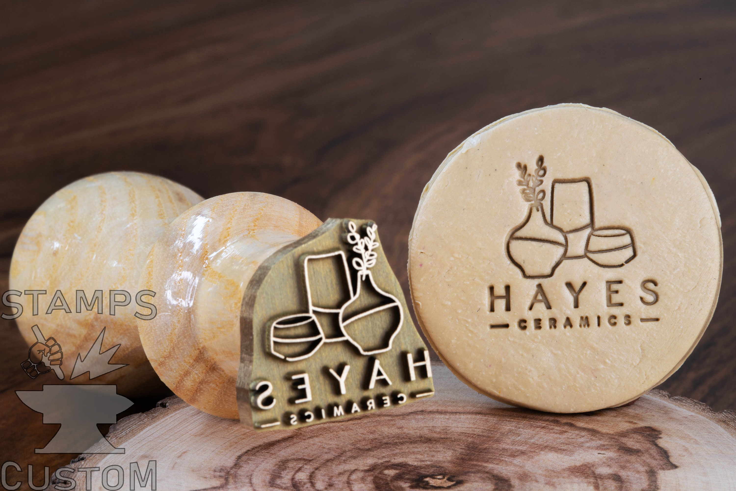 Custom Clay Stamp Ceramic Stamp Polymer Clay Stamps for - Etsy