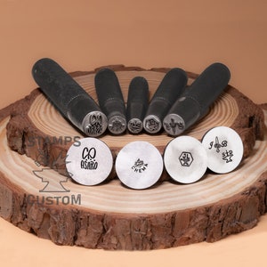 Custom Blacksmith Touchmark Stamp Custom Steel Hand Stamp Stainless ...