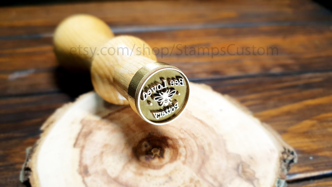 Makers Mark Stamp for Clay Personalized Pottery Stamp Clay | Etsy