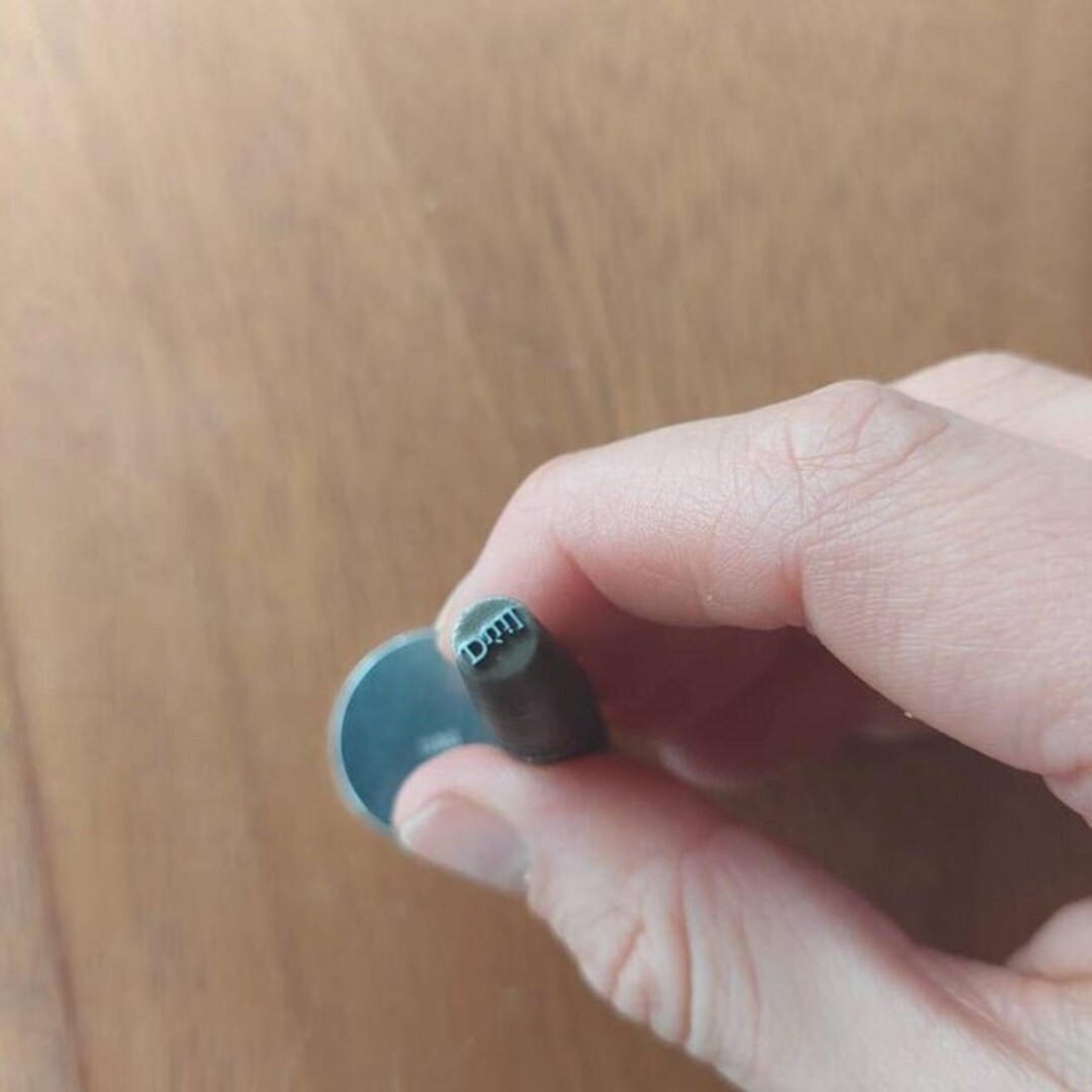 Custom Blacksmith Touchmark Stamp Custom Steel Hand Stamp Stainless ...