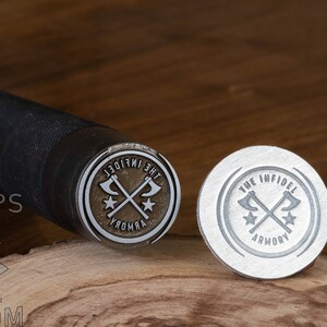 Custom Blacksmith Touchmark Stamp Custom Steel Hand Stamp Stainless ...