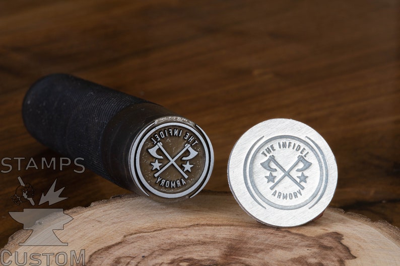 Custom Blacksmith Touchmark Stamp Custom Steel Hand Stamp - Etsy
