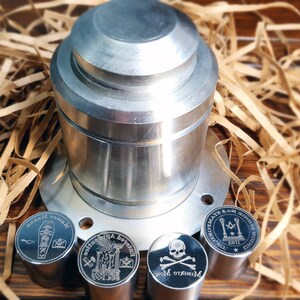 Custom Coining Tool Custom Coin Mint, Coinage, Coin Punch and Die Set ...
