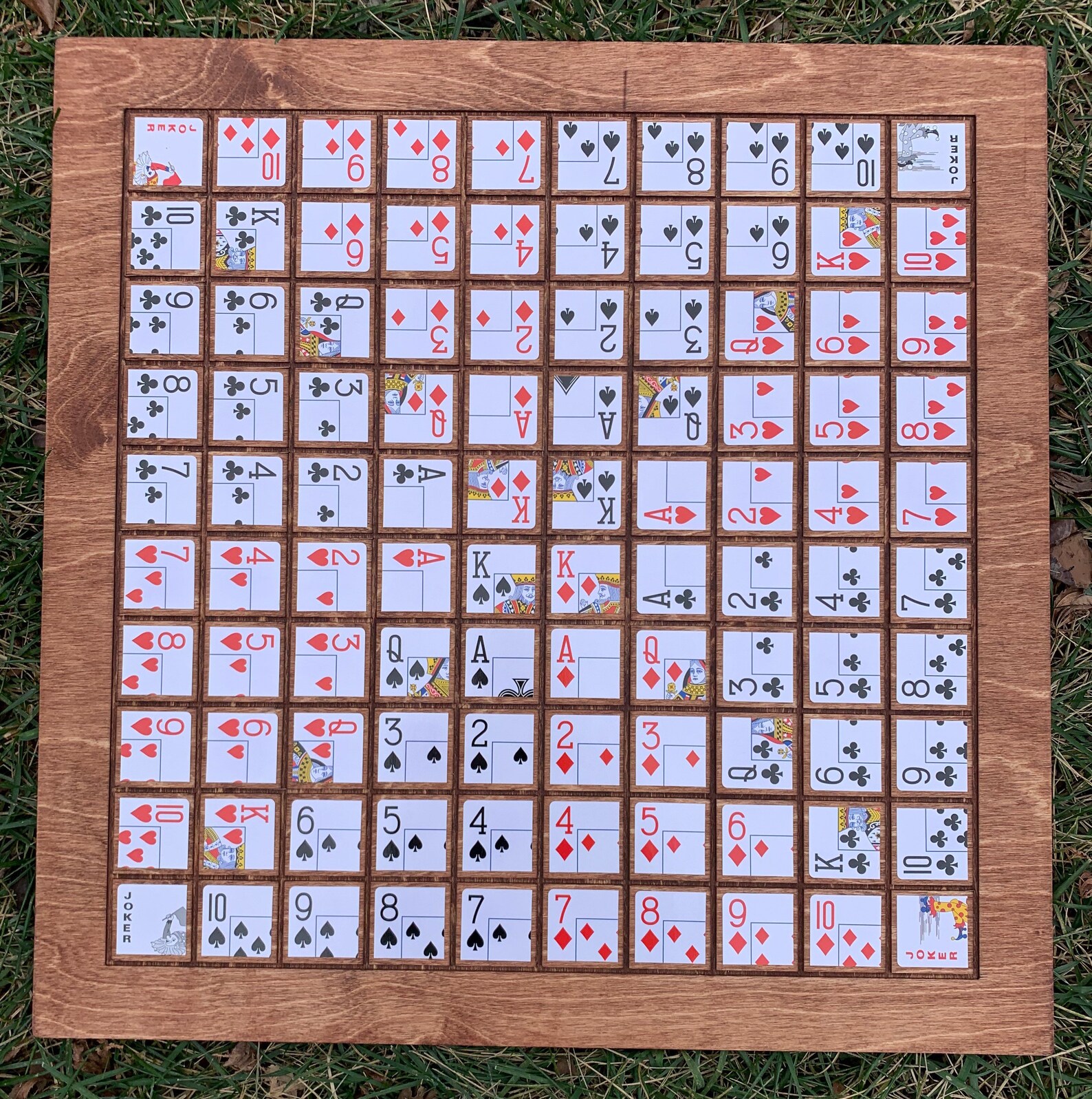 Sequence Game Board Personalized | Etsy