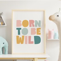 Set of 6 Learning Posters, Printable Kids Wall Art, Educational Posters ...