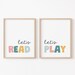 Set of 6 Rainbow Classroom Posters Printable Kids Wall Art - Etsy