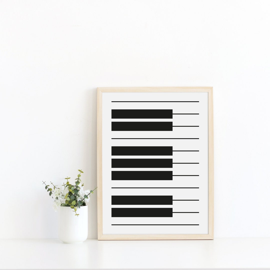Piano Poster, Instant Download, Printable Postcard, Music Wall Art ...