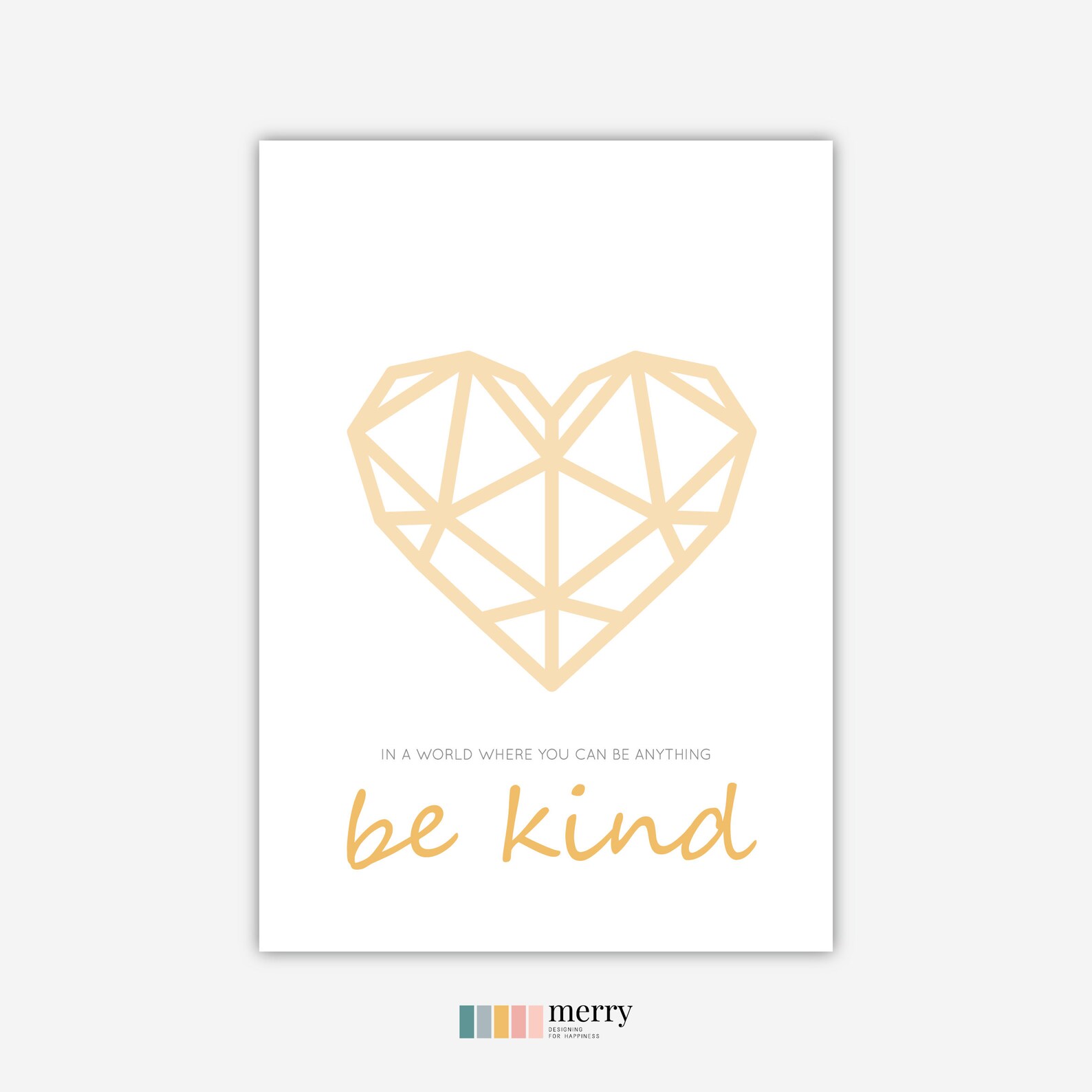 Be Kind Wall Print Instant Download Printable Wall Art - Etsy