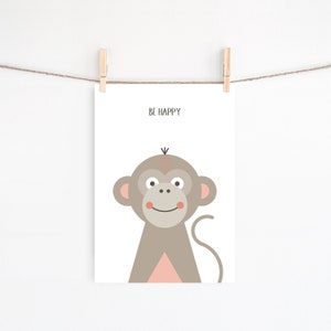 Set of 3 Jungle Theme Posters, Printable Kids Wall Art, Safari Nursery ...