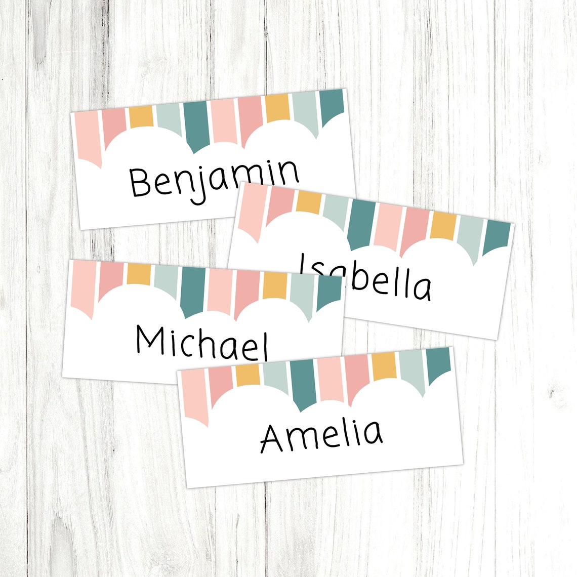 Classroom Decor Printable Bundle, Calendar Chart, Student Name Tags ...
