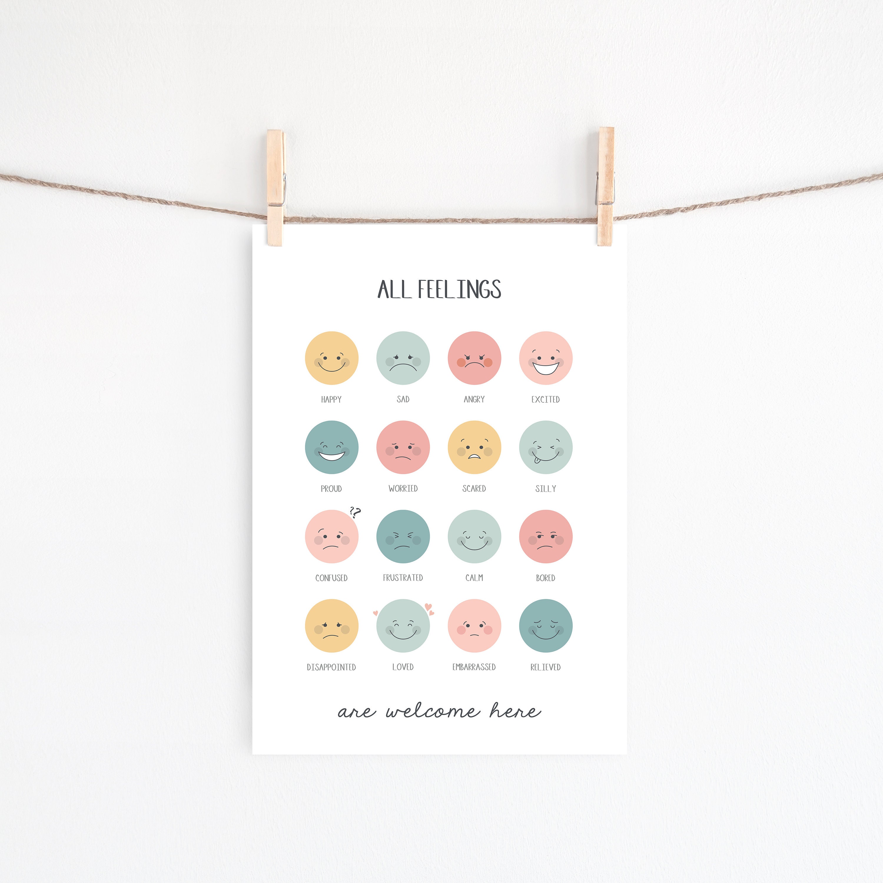 My Feelings Wall Print Instant Download Printable Wall Art - Etsy