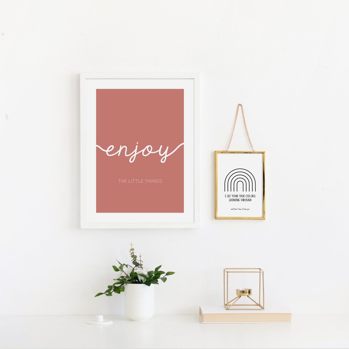 Enjoy the Little Things Wall Art, Instant Download, Printable Wall ...