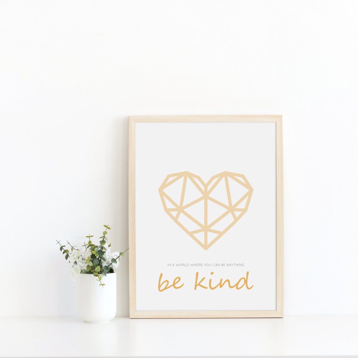 Be Kind Wall Print Instant Download Printable Wall Art - Etsy
