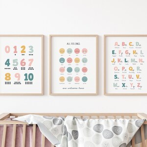 Numbers 0-10 Wall Print, Instant Download, Printable Wall Art, Numbers ...