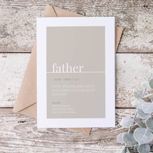 Father Definition Print Dictionary Art Instant Download | Etsy
