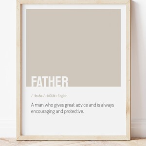 Father Definition Print, Dictionary Art, Instant Download, Printable ...