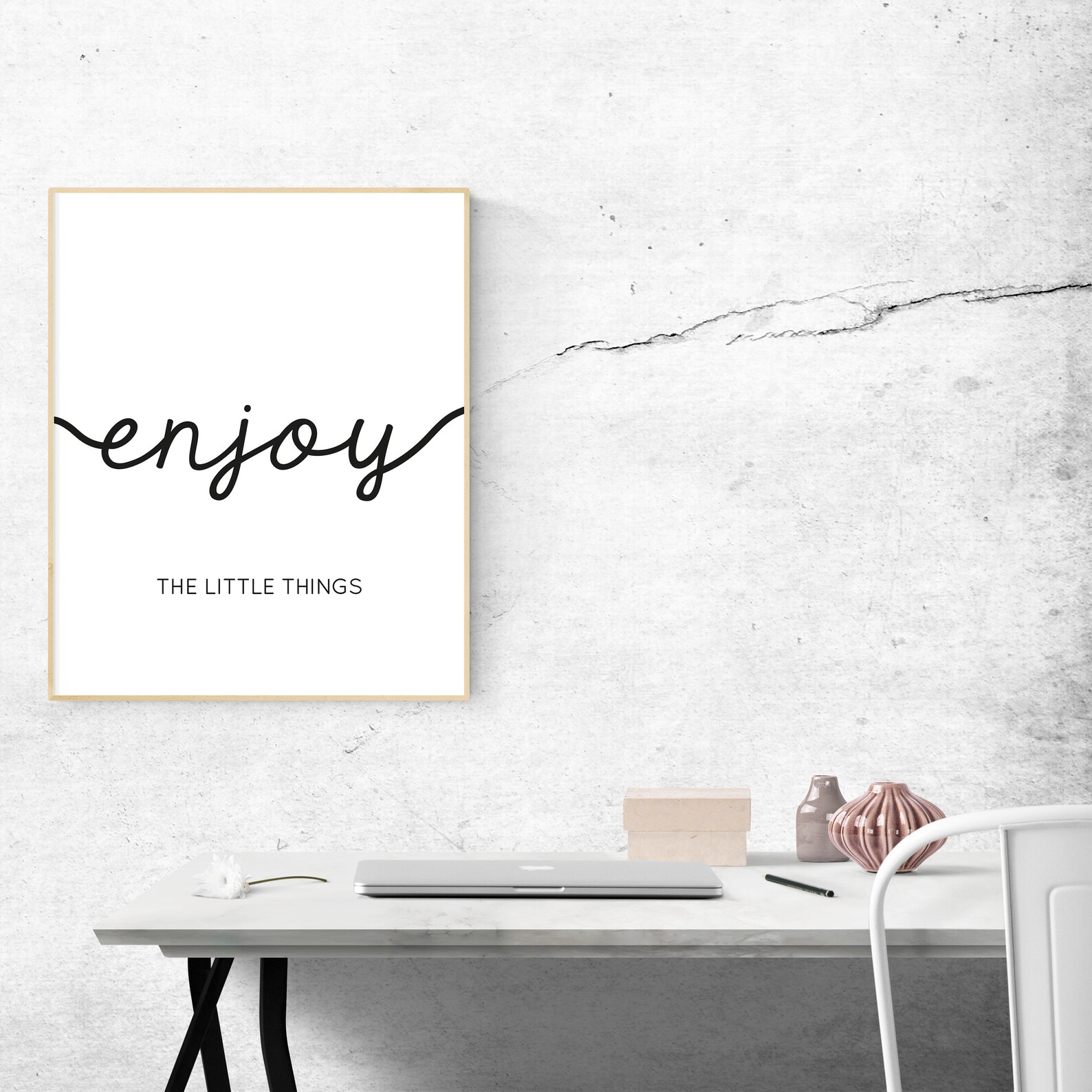 Enjoy the Little Things Wall Print, Instant Download, Printable Wall ...
