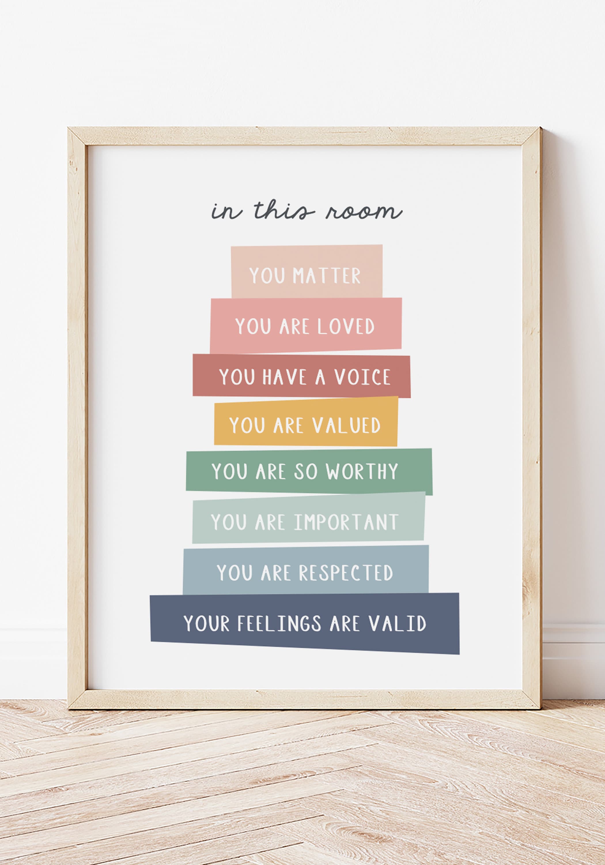 In This Room You Matter You Are Loved Poster, Instant Download ...