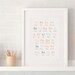 Alphabet Wall Print Instant Download Printable Wall Art ABC - Etsy