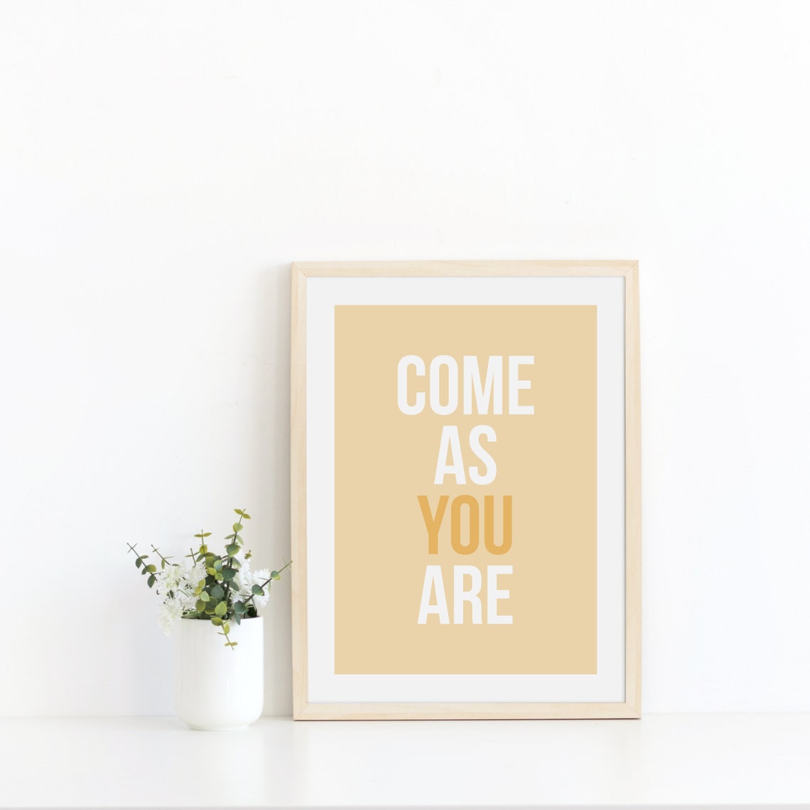 Come as You Are Wall Art, Instant Download, Printable Wall Art ...